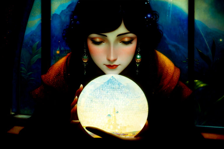 Gazing Balls & Scrying Mirrors – Arcane Arcadia